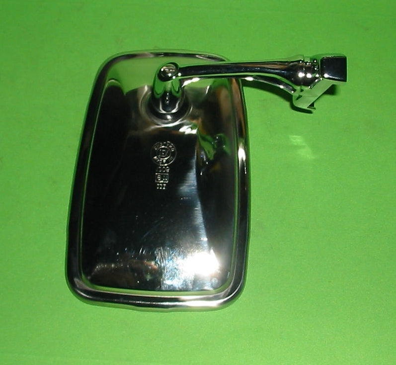 MIRROR QUARTERLIGHT FRAME MGA MGB MIDGET TEX OBLONG WITH FLAT GLASS MQ ...