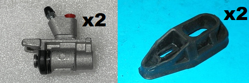 SET OF 4 - WHEEL CYLINDER ASSEMBLY MGC REAR PREMIUM QUALITY + HANDBRAK ...