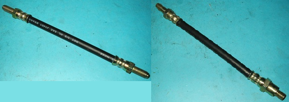 PAIR - BRAKE HOSE LEFT + RIGHT HAND REAR TRIUMPH TR4A TR5 TR6 also Aus ...