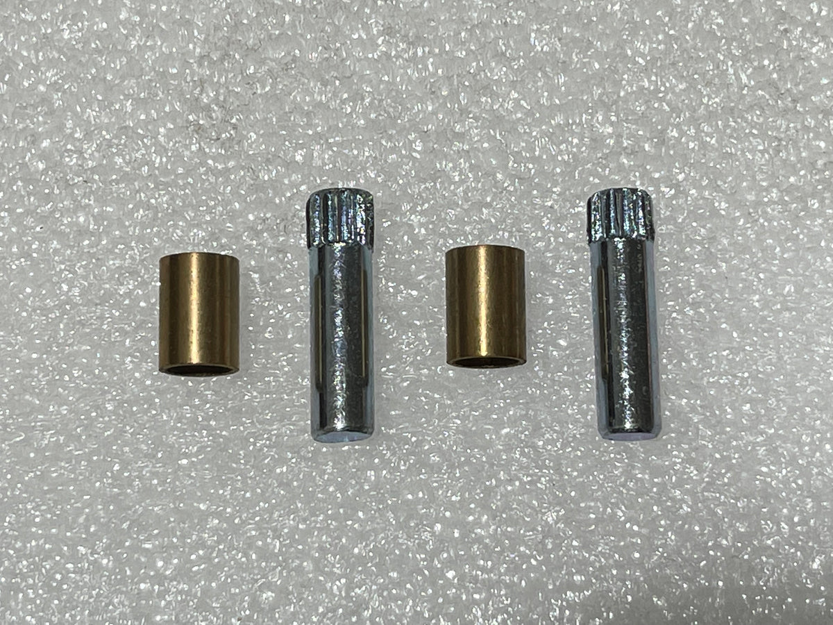 2 SETS - DOOR HINGE PIN + BUSH KIT MINI PREMIUM QUALITY - INCLUDES DEL ...