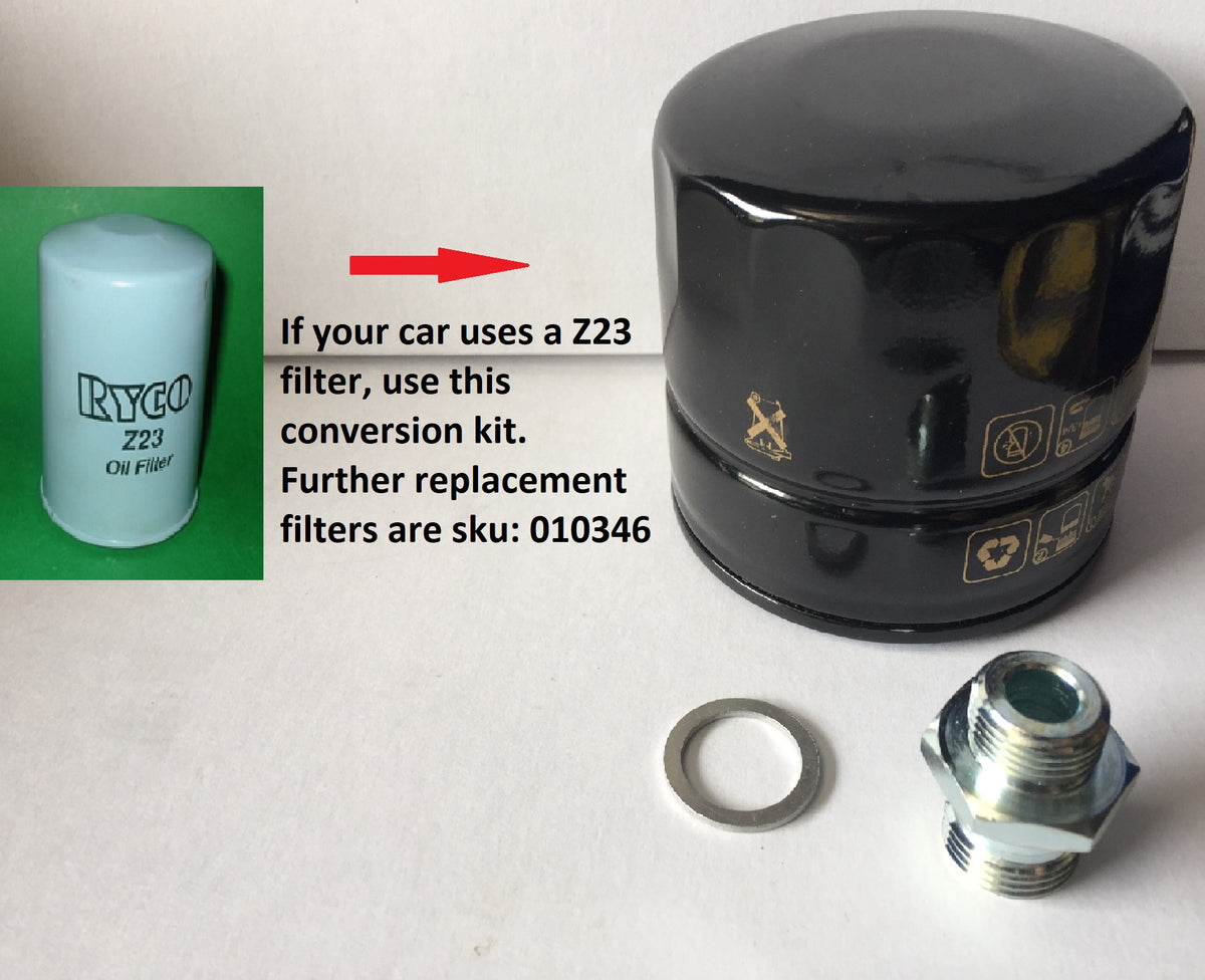 OIL FILTER SPIN ON Z23 CONVERSION KIT - INCLUDES DELIVERY – MG Spare Parts